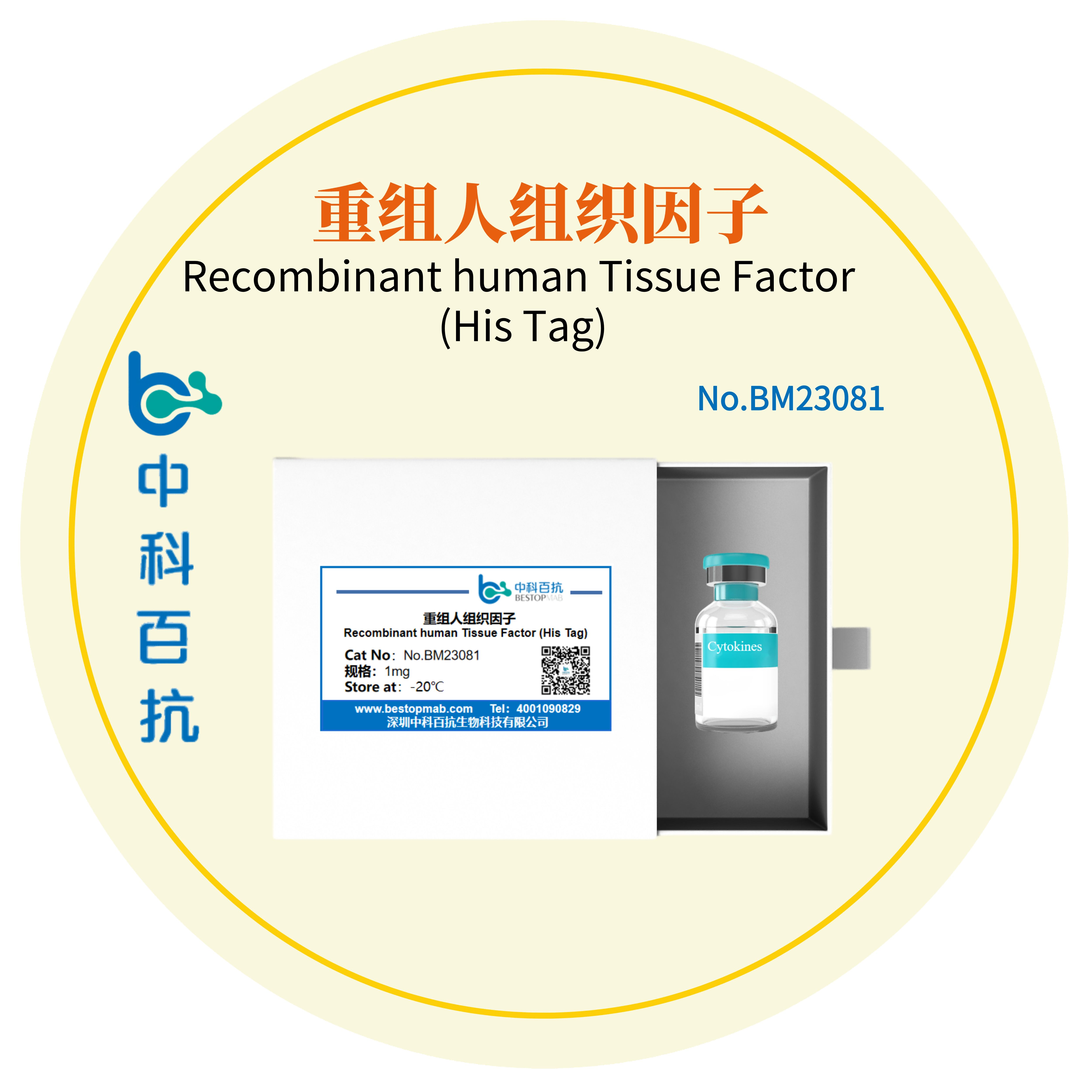 重组人组织因子Recombinant human Tissue Factor (His Tag)